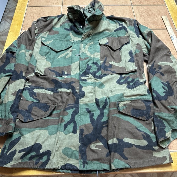 SO | Jackets & Coats | Army Cold Weather Field Jacket M65 Coat Woodland ...